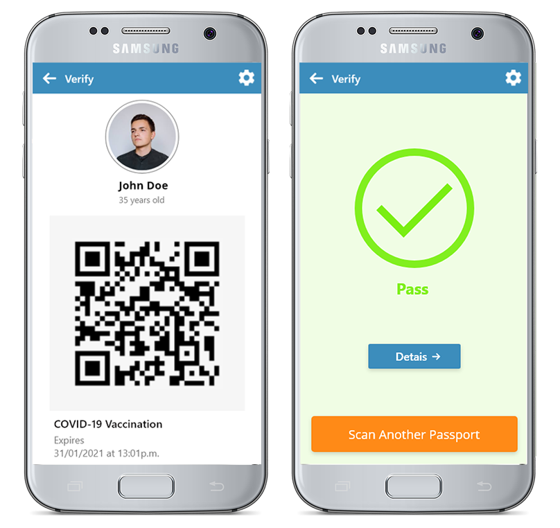 Digital Vaccine Passport - ASL